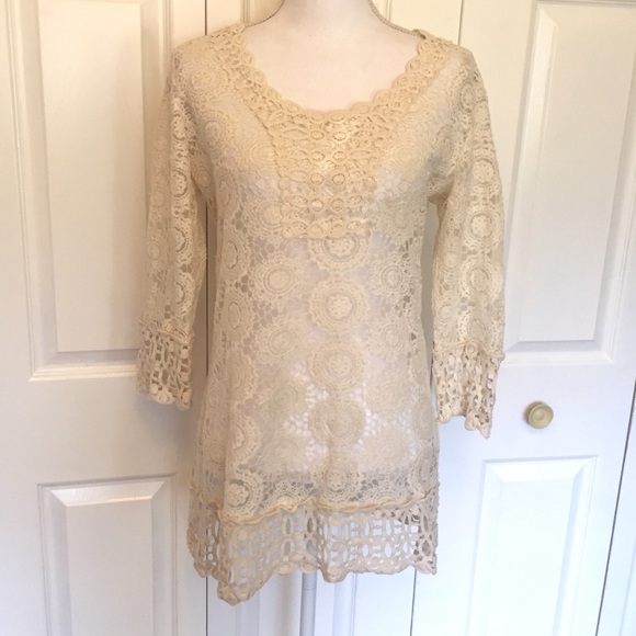 Solitaire | Swim | Solitaire Swim Lace Cover Up | Poshmark